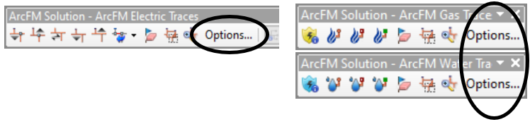 ArcFM Options for Tracing