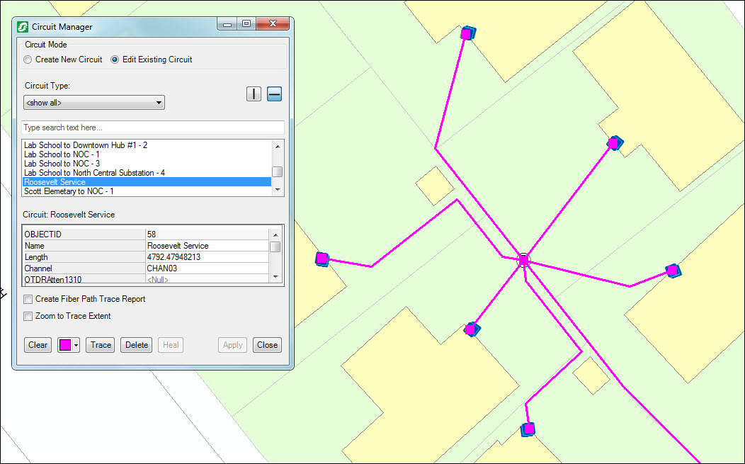 Fiber Circuits and Splitters