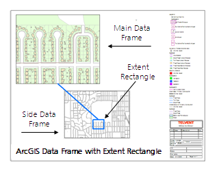 Frame by Frame Series, 2 of 4: ArcGIS Data Frame with Extent Rectangle