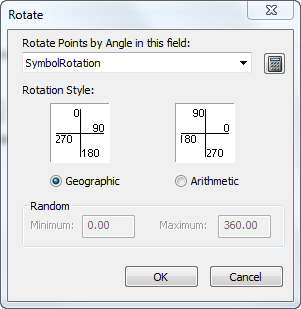 Updating Symbol Rotation for Multiple Points