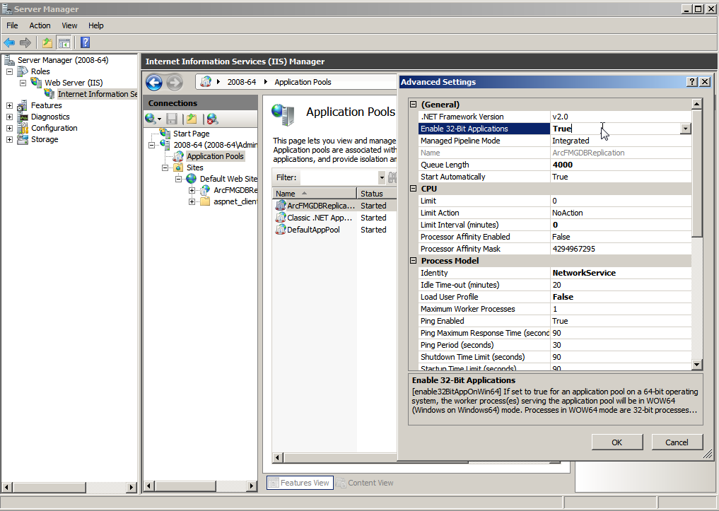 Solution - ArcFM GDBReplication - Enabling 32-bit Processing for ...