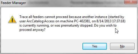 Solution - ArcFM - Feeder Manager Interrupted Trace All Feeders Results ...