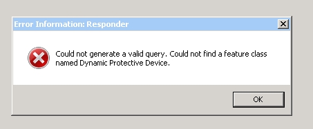 Solution - Responder - Could not Find Feature Class Named Dynamic ...