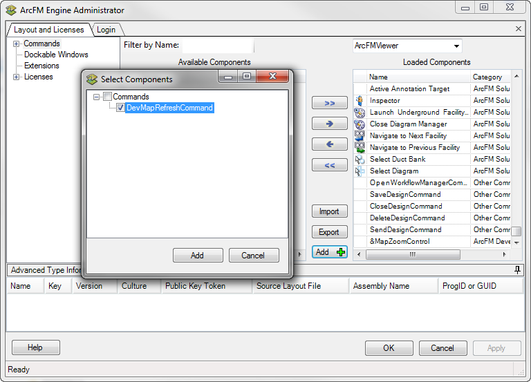 Sample - Map Refresh Button Command