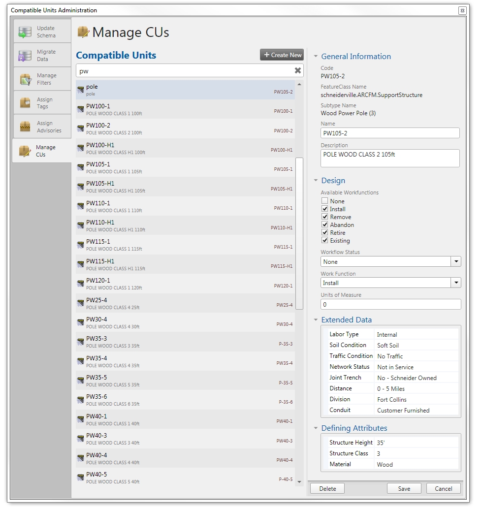 How-To - Designer - Managing Compatible Units in ArcFM 10.0.3 and Later ...