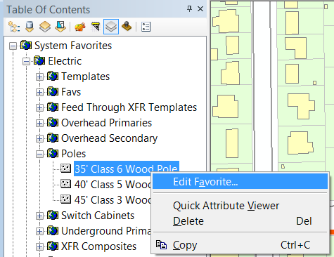 Solution - ArcFM - Hidden Favorites Editor Dialog
