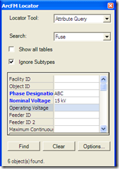 The 5 ArcFM Locator Tools – Attribute Query