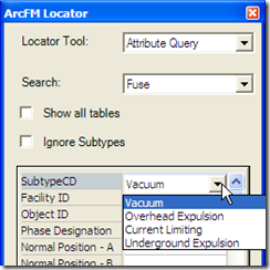 The 5 ArcFM Locator Tools – Attribute Query