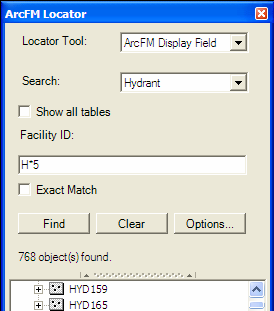 The 5 ArcFM Locator Tools: ArcFM Display Field