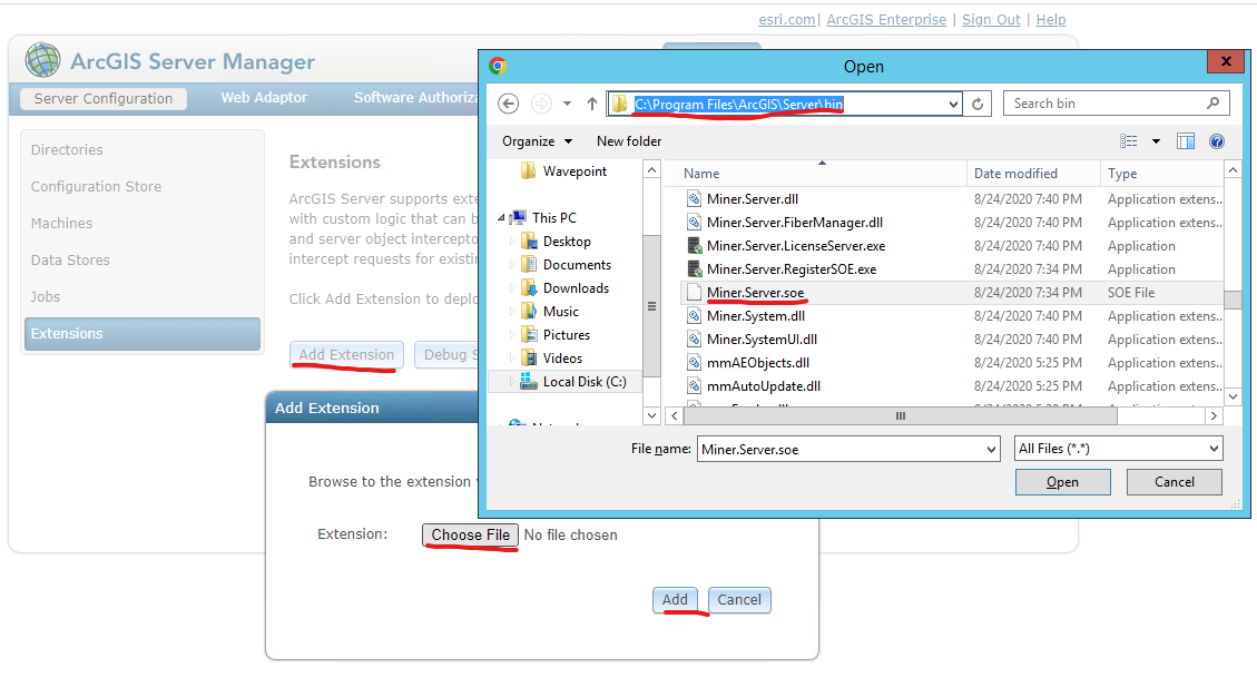 How-To - Wavepoint - Reset the ArcFM Server SOE
